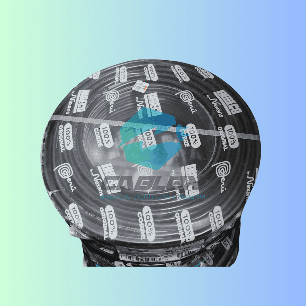 CABLE MONOFASICO VULCANIZADO - Indeco, Celsa - Garantía cobre al 99.9%